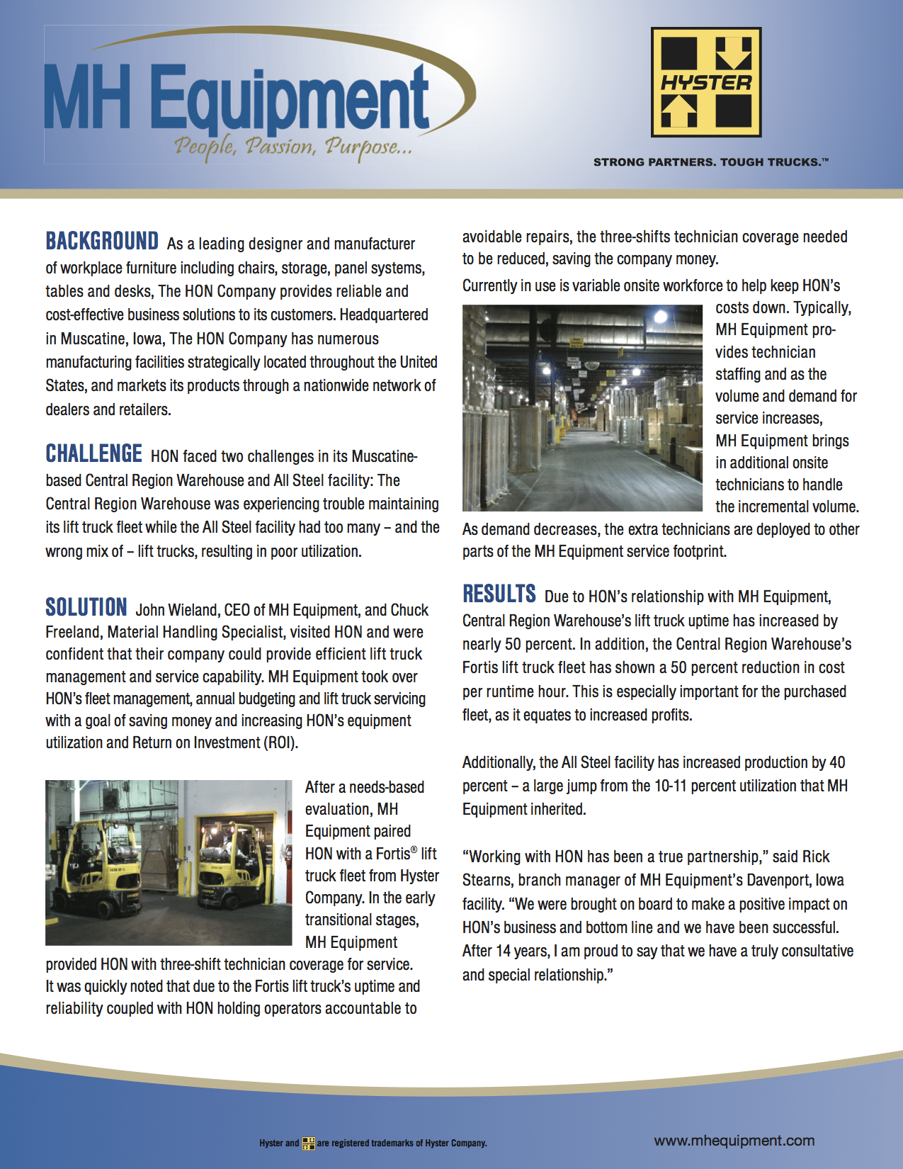 The HON Company - MH Equipment